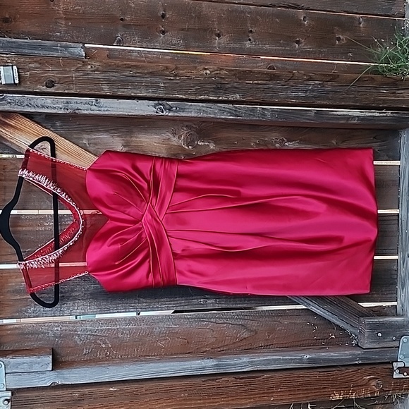 Bella Rhapsody | Dresses | New Bella Rhapsody Red Cocktail Dress | Poshmark